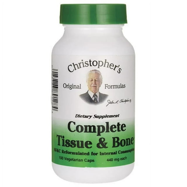 Dr. Christopher's Vegan Complete Tissue & Bone Supplement, 100 Non-GMO ...