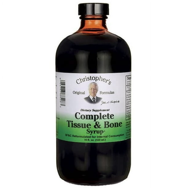 Dr. Christopher's Complete Tissue & Bone Syrup 16 fl oz Liq - Walmart ...