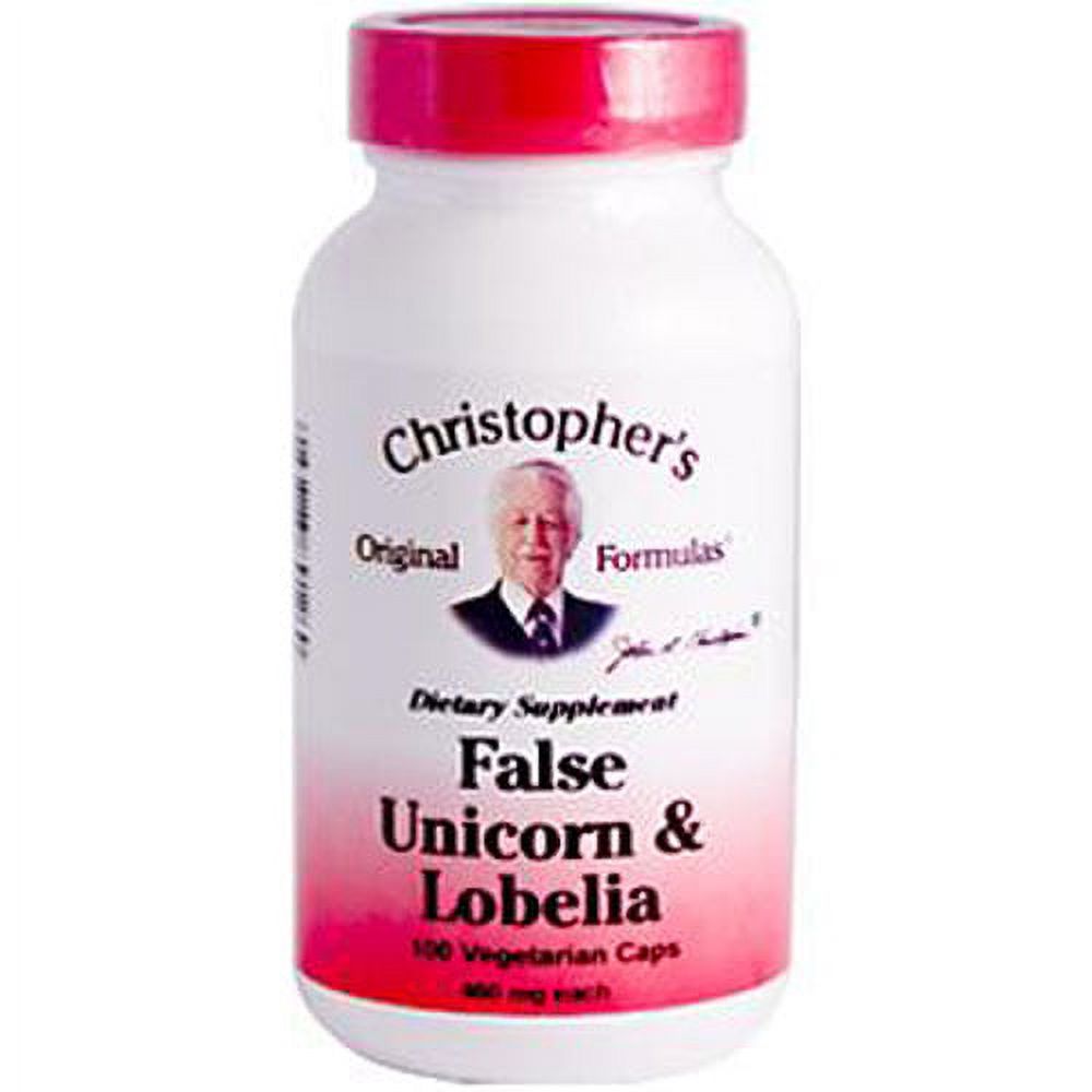 Dr. Christopher's Kosher False Unicorn & Lobelia - 100 Vegetarian ...