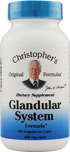 Dr. Christopher's Original Formulas Glandular System Formula Capsules, 100 Ct - Walmart.com