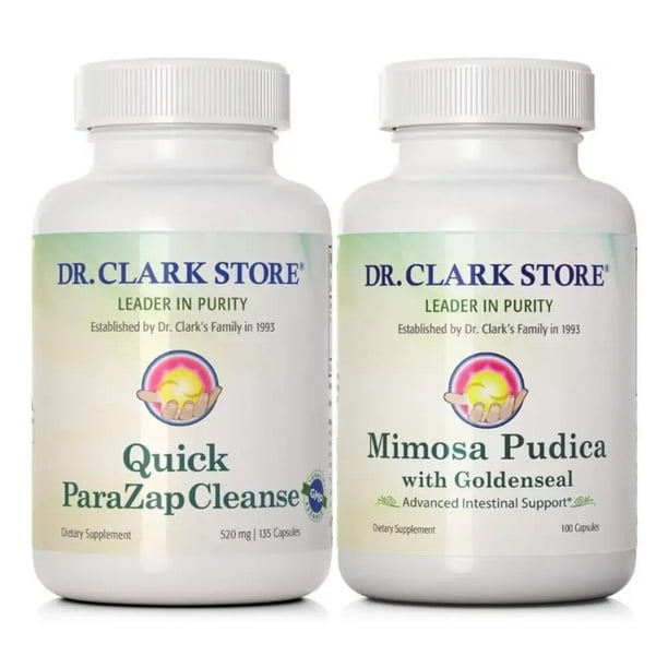 Dr Clark Store Quick para-Zap Cleanse & Mimosa Pudica – Powerful ...
