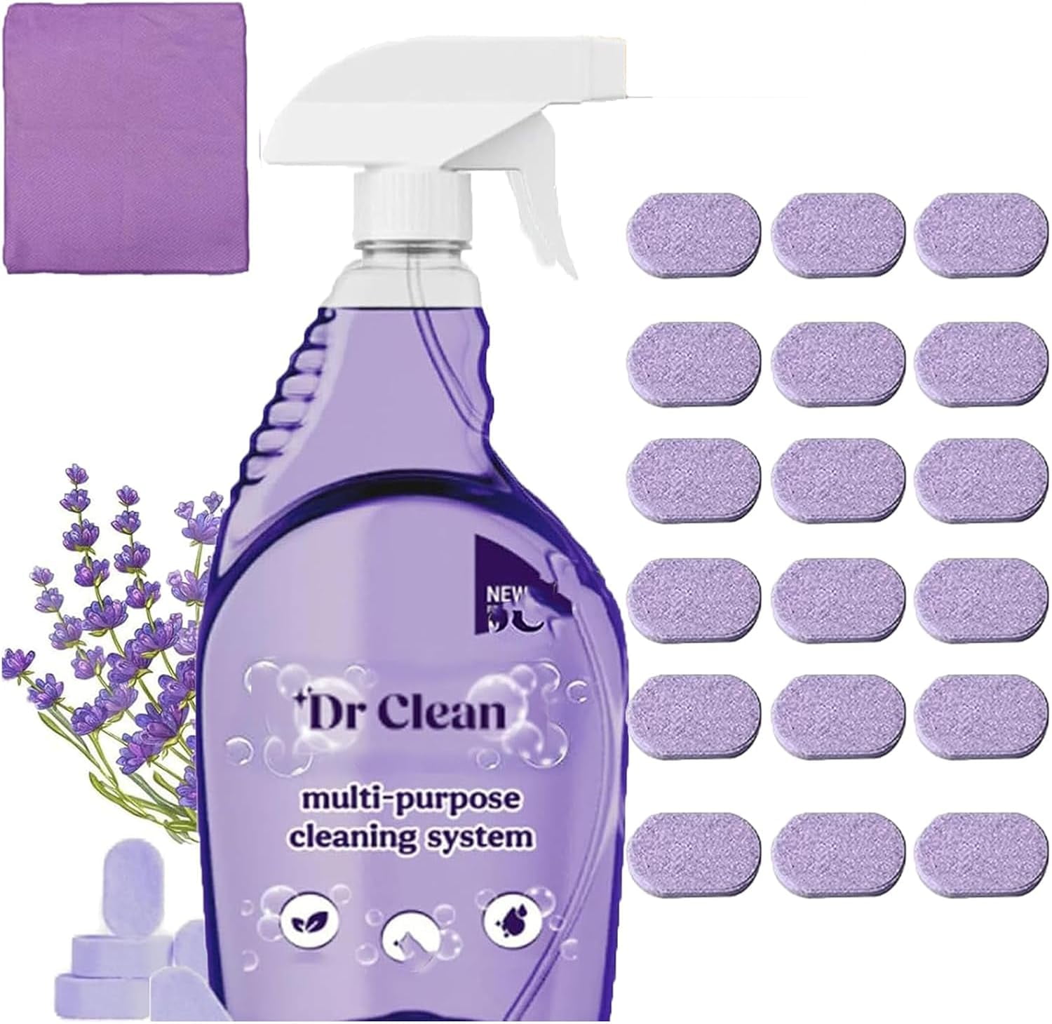 Dr Clean Spray Cleaner for Ovens, Nuroclean Spray, Cleaning Spray for Instant Stain Removal, All ...
