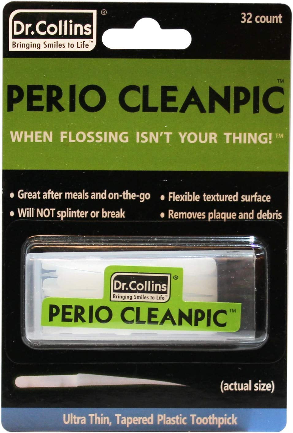 Dr. Collins Perio CleanPic - 32 Ct - Walmart.com