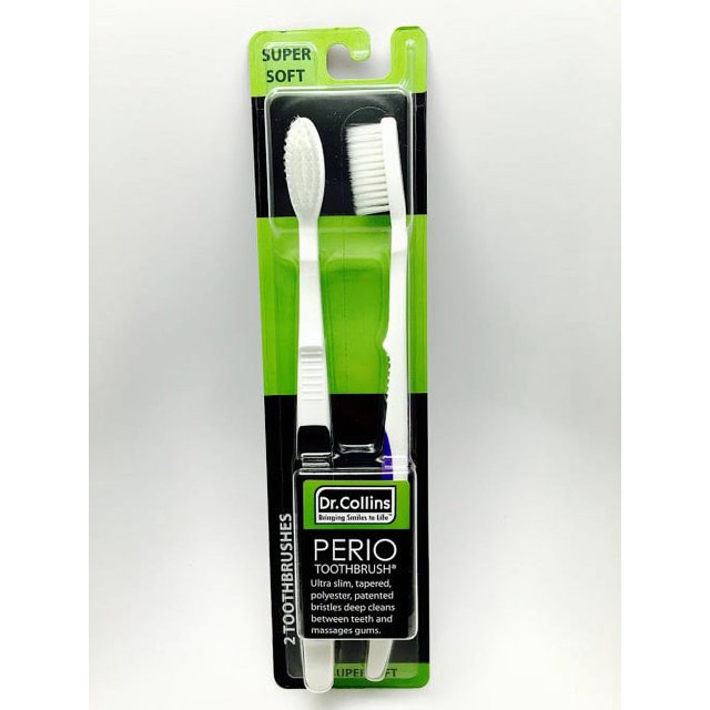 Dr Collins Perio Toothbrush, 2 Ct - Walmart.com