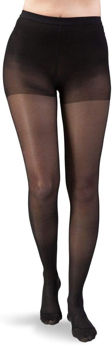 Dr Comfort Women's Select Sheer Pantyhose 15-20mmHg (Black) X-Large ...