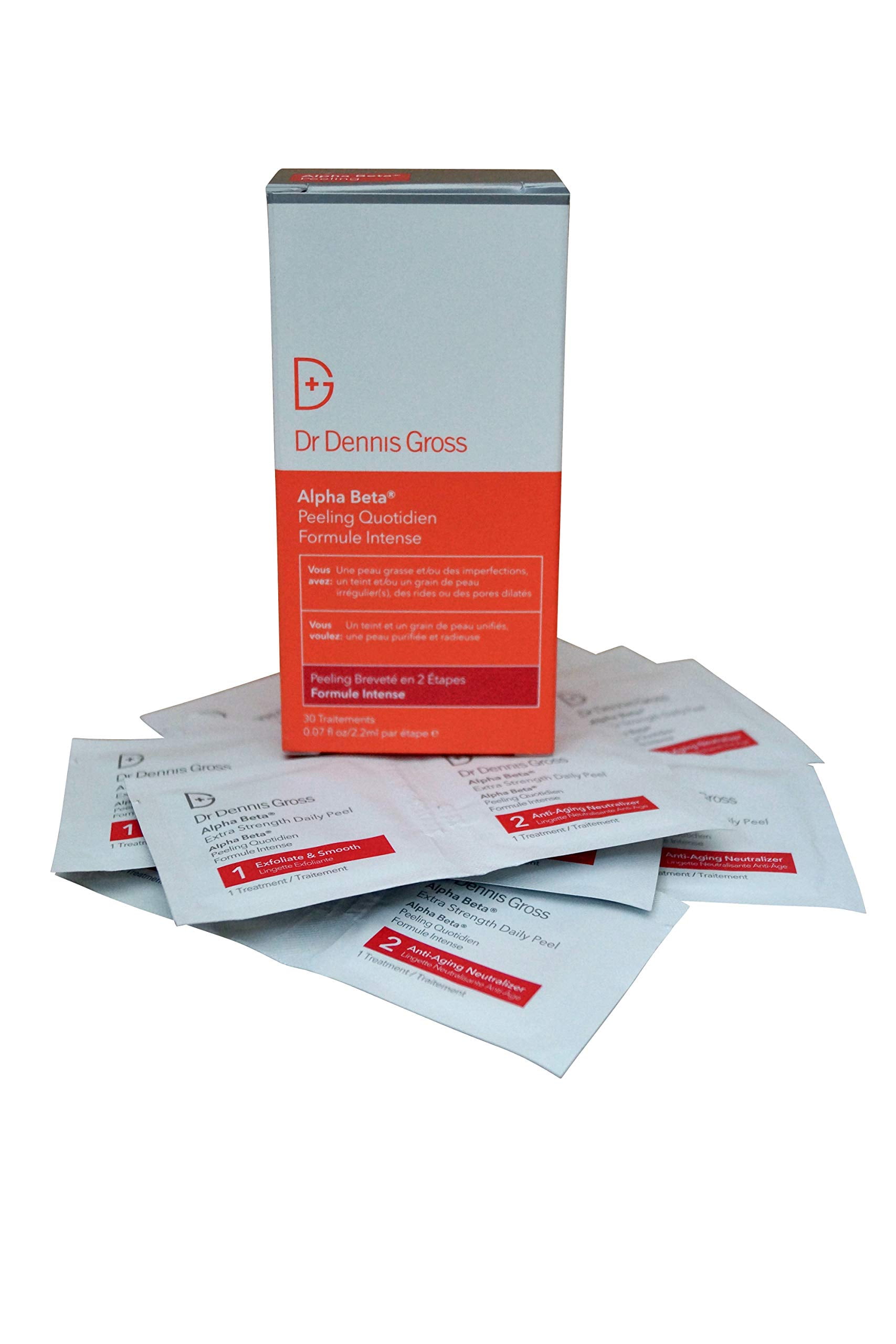 Dr. Dennis Gross Skincare IFF17 Alpha Beta Extra Strength Daily Peel ...