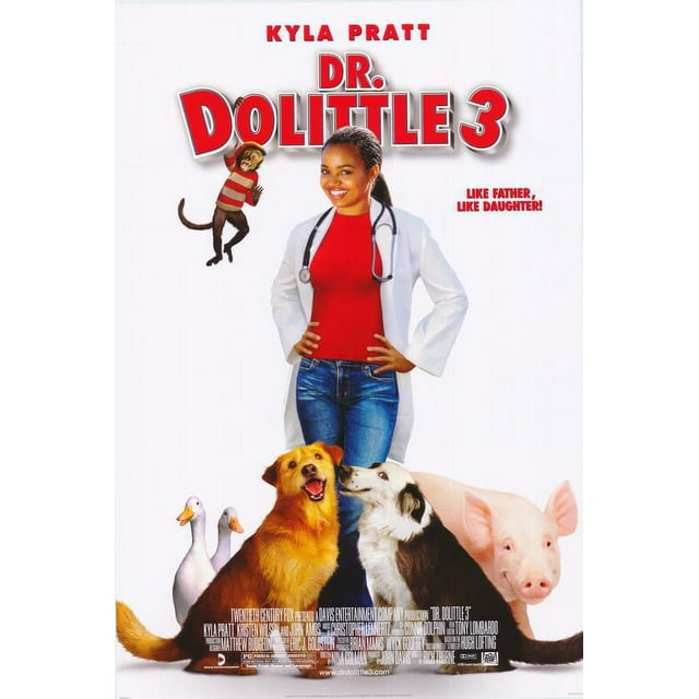 Dr. Dolittle 3 - movie POSTER (Style A) (27" x 40") (2006) - Walmart.com