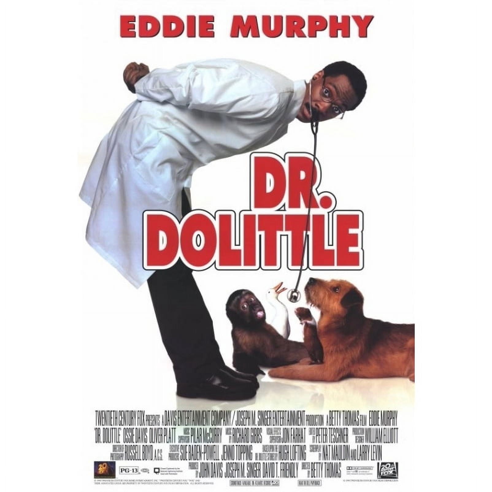 Dr. Dolittle Movie Poster (11 x 17) - Walmart.com