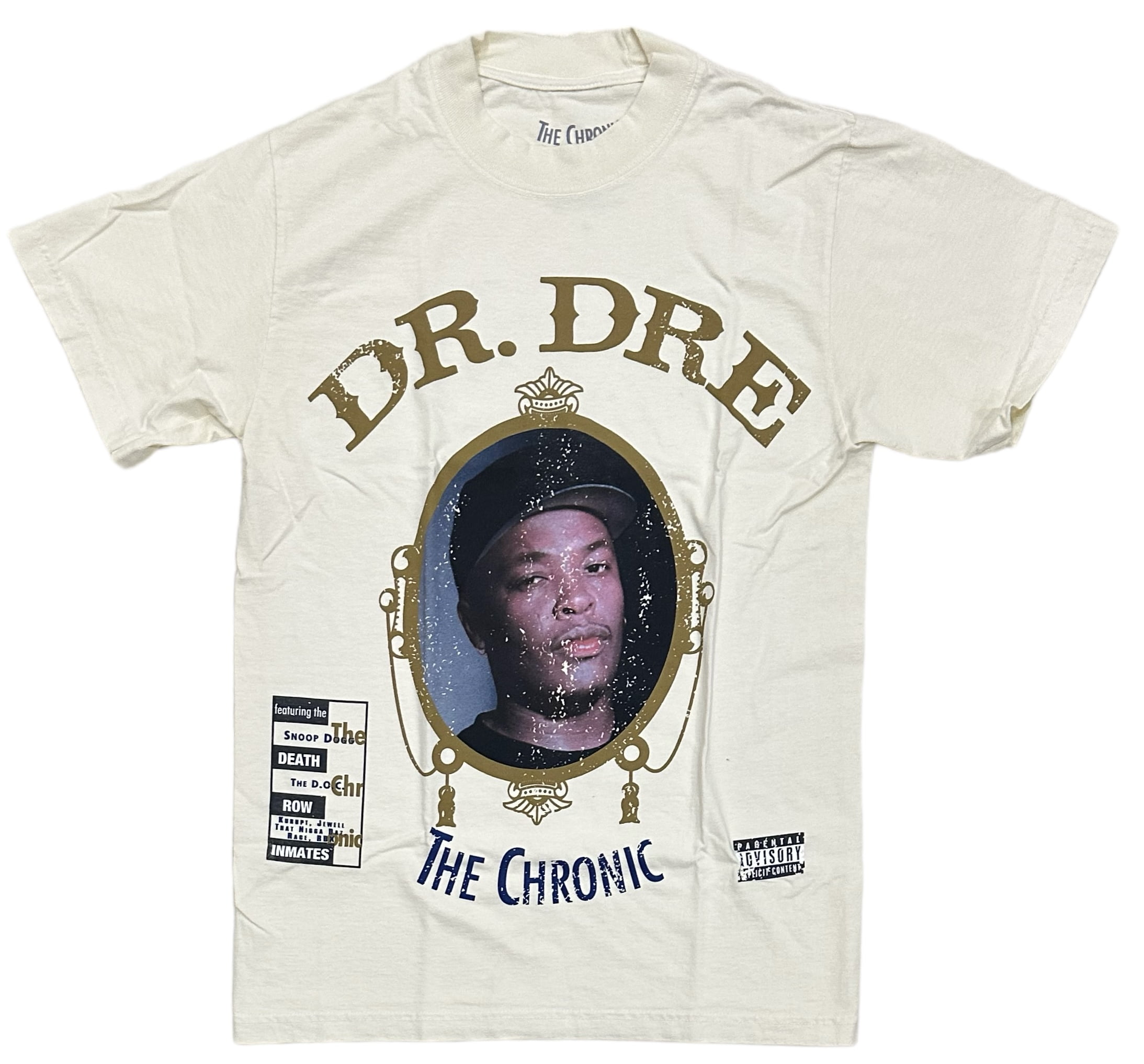 Dr. Dre Men's The Chronic Jumbo Print Album Cover Oversized Tee T-Shirt ...