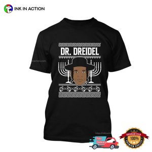 Dr. Dreidel Rapper Hanukkah Menorah Graphic T-shirt - Walmart.com