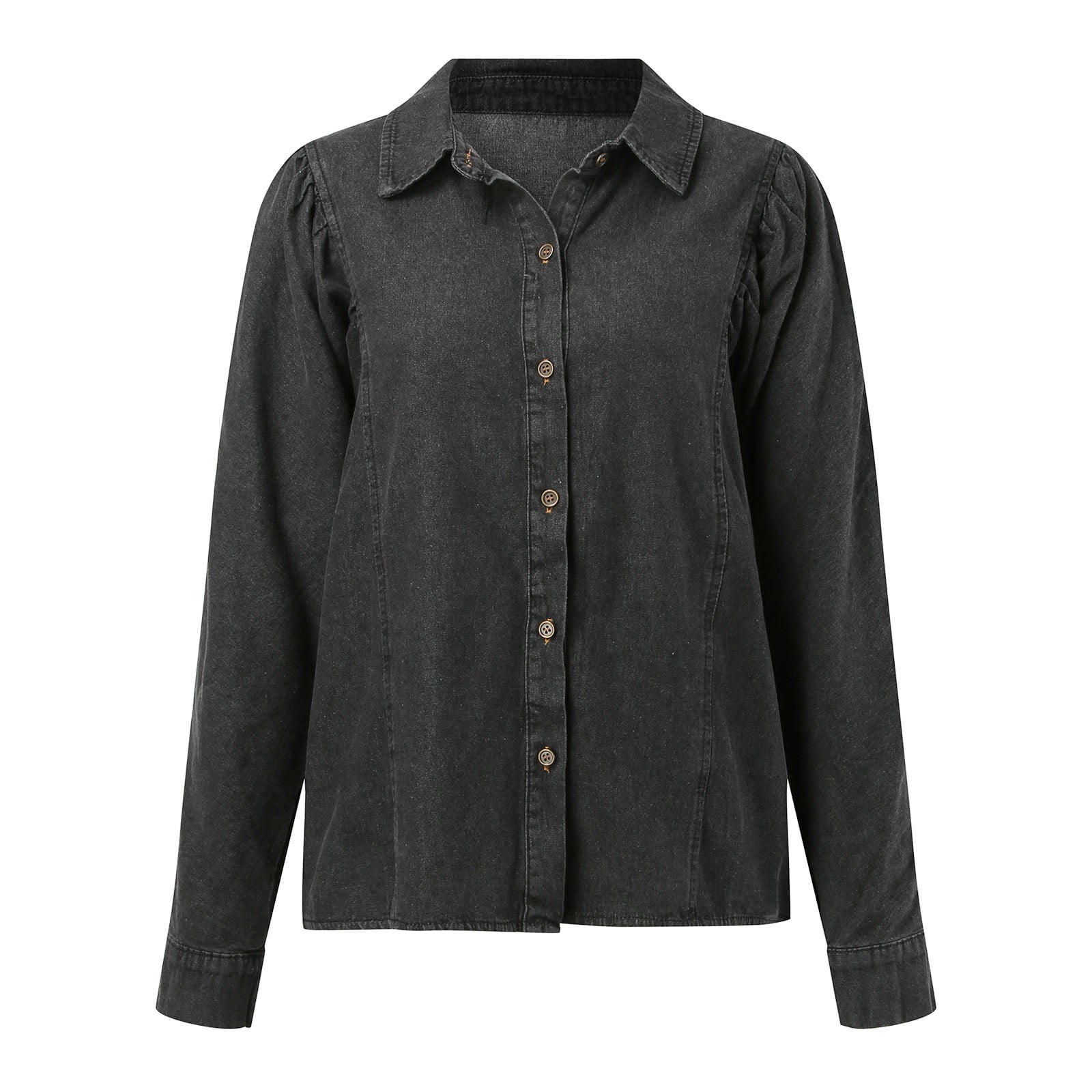 Dr.Eam Womens Dressy Casual Shirt Solid Design V Neck Ons Denim Shirt ... Dr.Eam Womens Dressy Casual Shirt Solid Design V Neck Ons Denim Shirt ...
