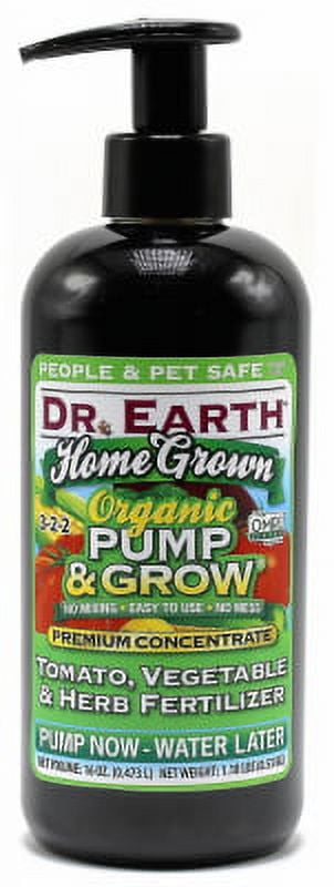 Dr Earth 16 OZ Organic Pump & Grow Home Grown Tomato Vegetable & He ...