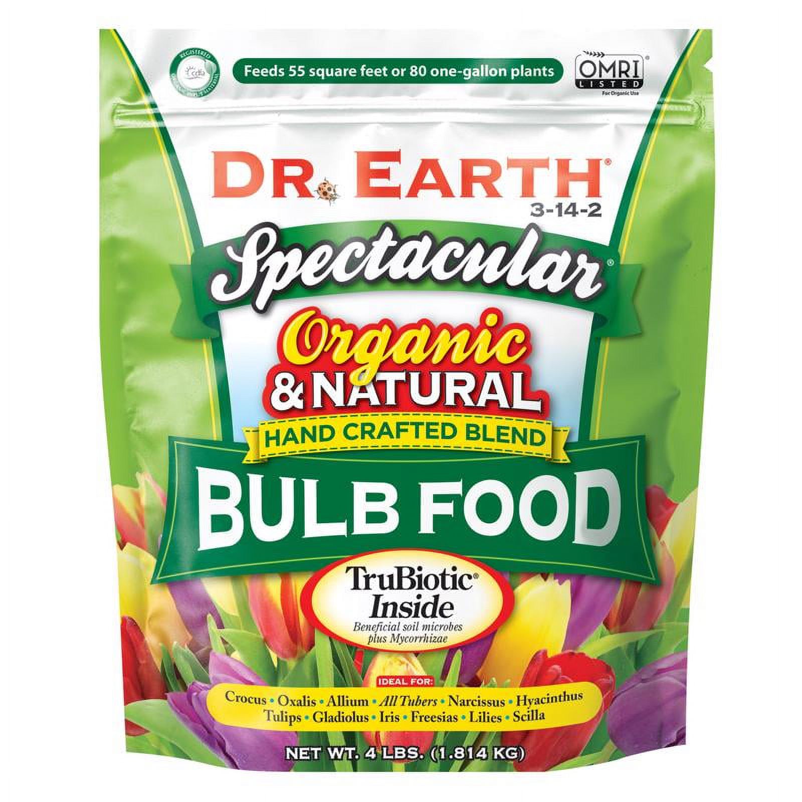 Dr. Earth 700P Organic 1 Bulb Fertilizer in Poly Bag, 4-Pound - Walmart ...