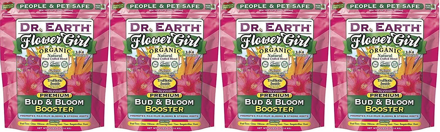 Dr. Earth 707P Organic 8 Bud & Bloom Fertilizer in Poly Bag, 4-Pound ...