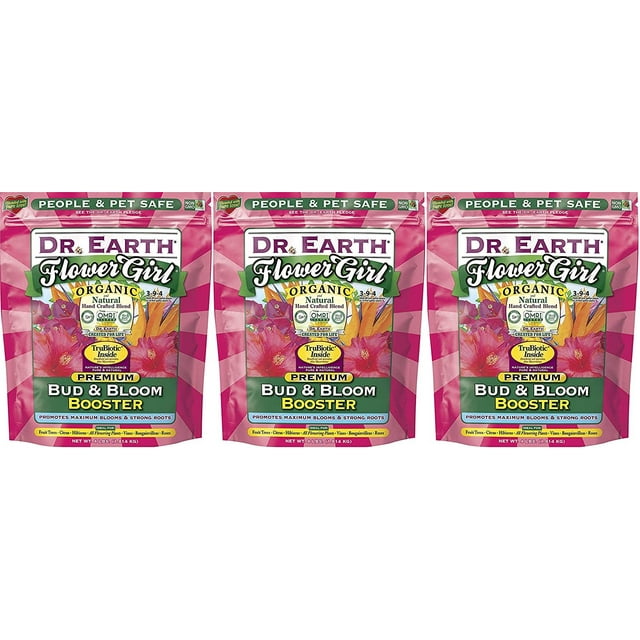 Dr. Earth 707P Organic 8 Bud & Bloom Fertilizer in Poly Bag, 4-Pound ...