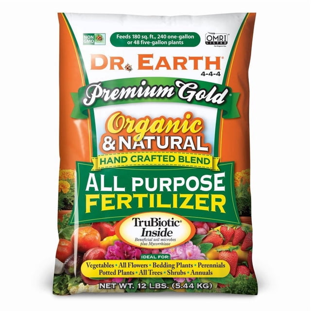 Dr. Earth Organic 7 All Purpose Fertilizer, 12-Pound Granular Plant ...