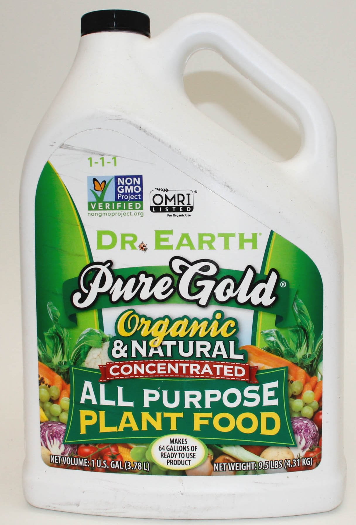 Dr. Earth Liquid Pure Gold All Purpose Fertilizer 1 Gallon - NEW ...