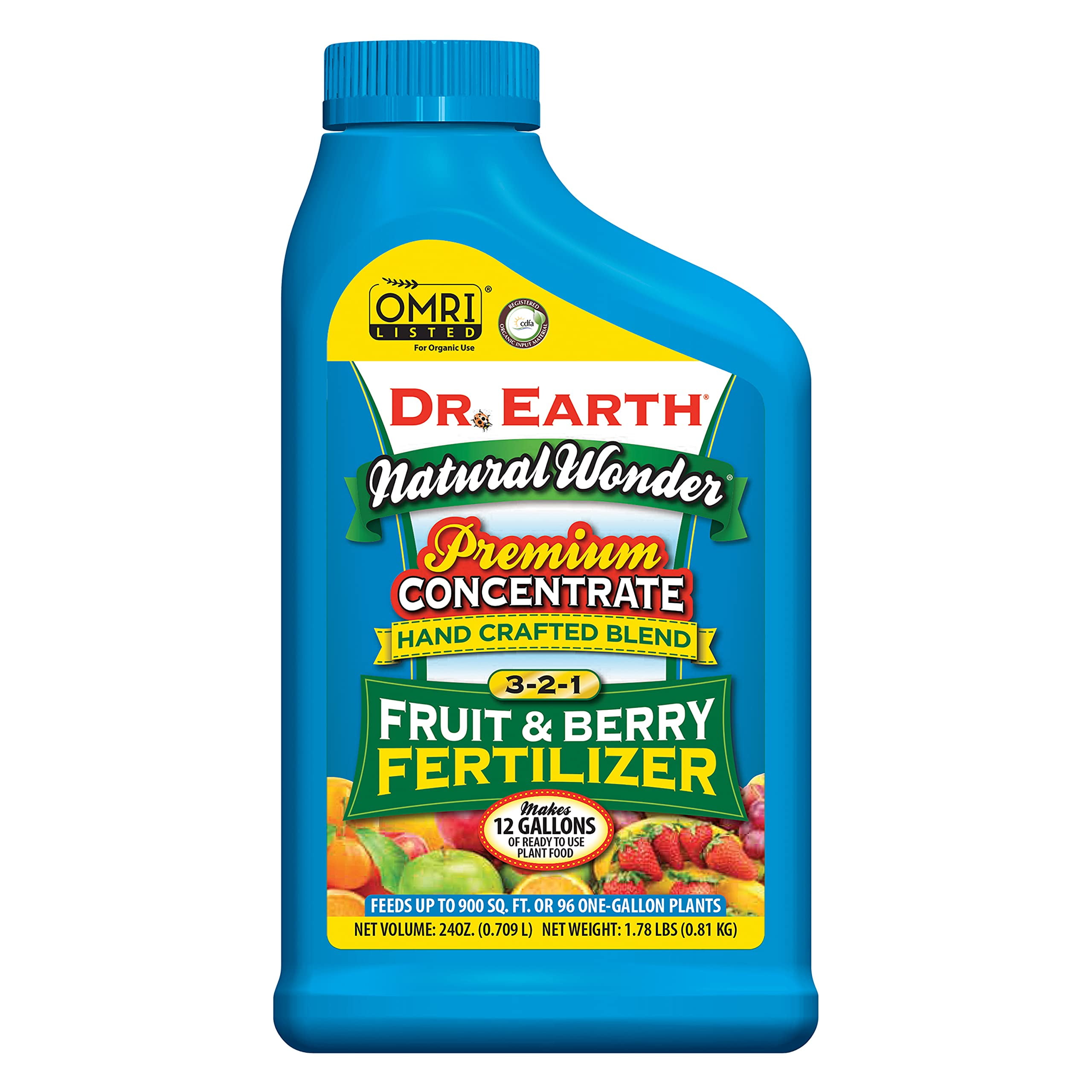 Dr. Earth Natural Wonder Fruit & Berry Fertilizer Concentrate 3-2-1 ...