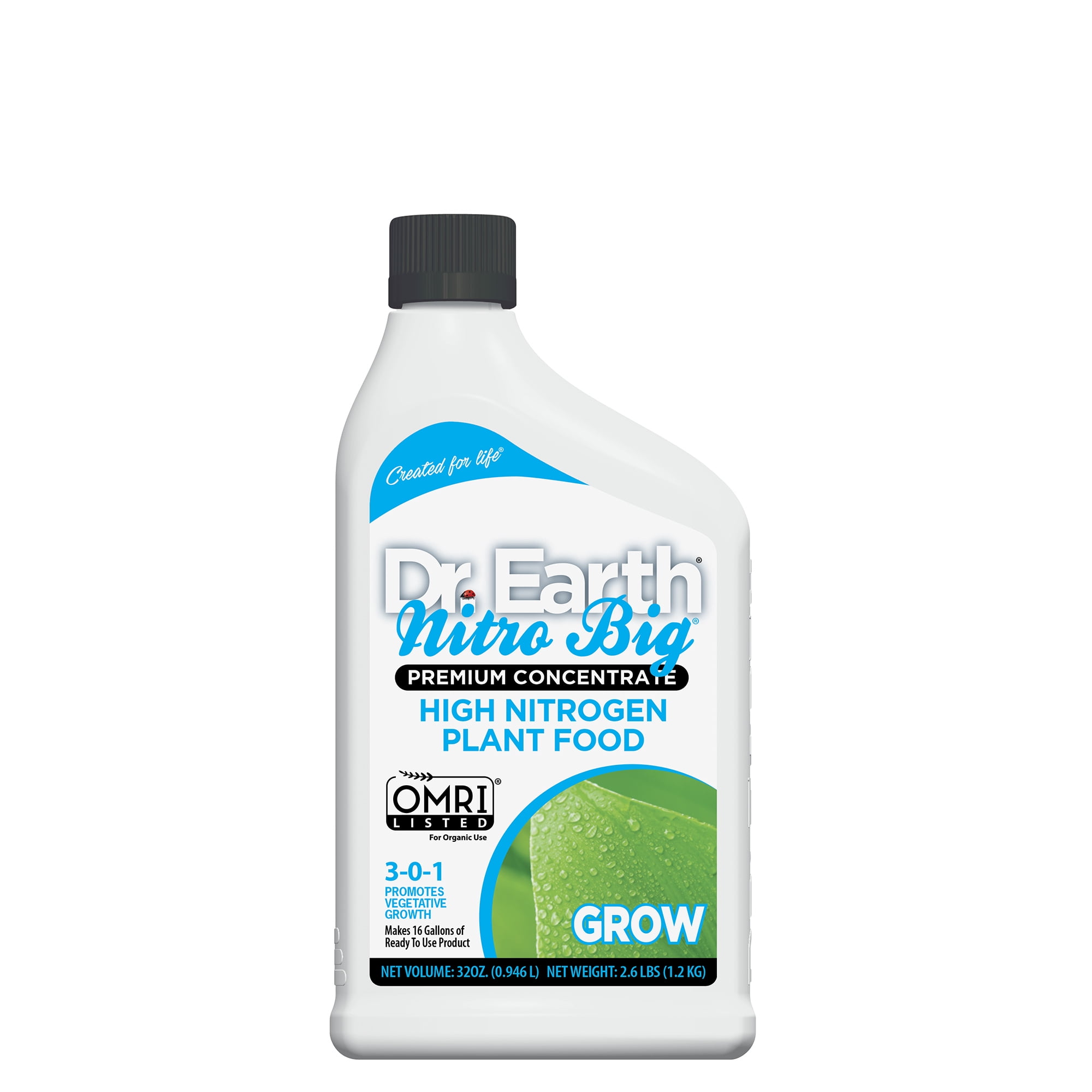 Dr. Earth Organic & Natural Nitro Big High Nitrogen Plant Food, 32 oz ...