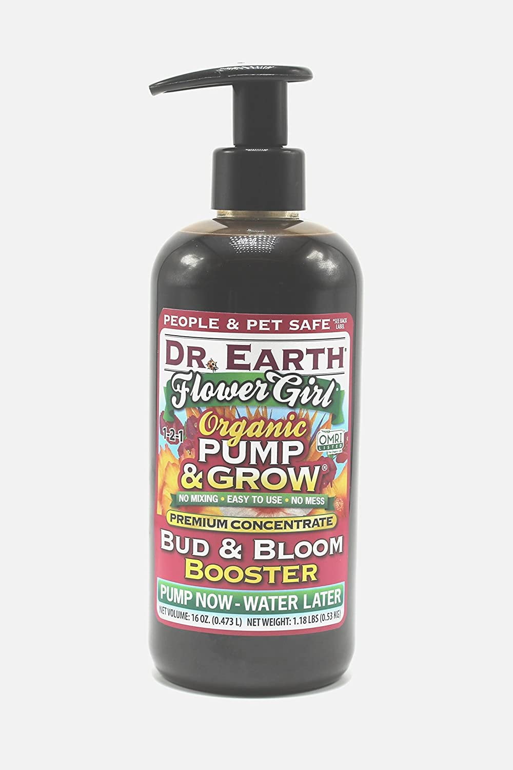 Dr. Earth Organic & Natural Pump & Grow Flower Girl Bud & Bloom Booster ...