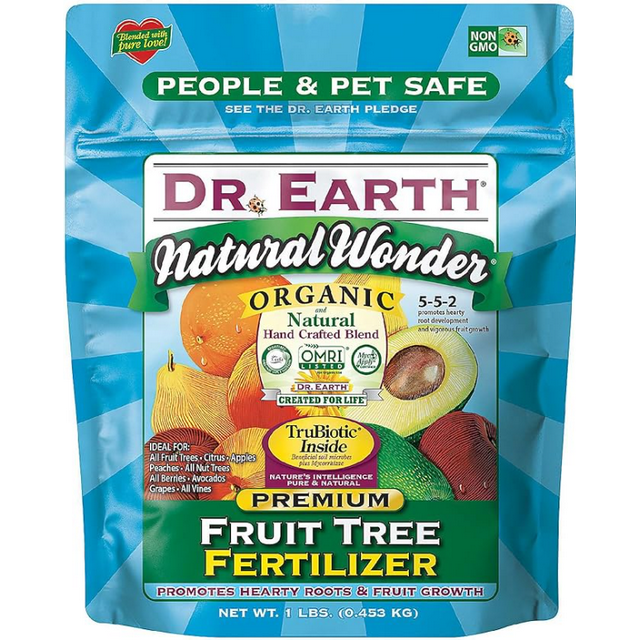 Dr. Earth Organic and Natural Mini Natural Wonder Fruit Tree Fertilizer ...
