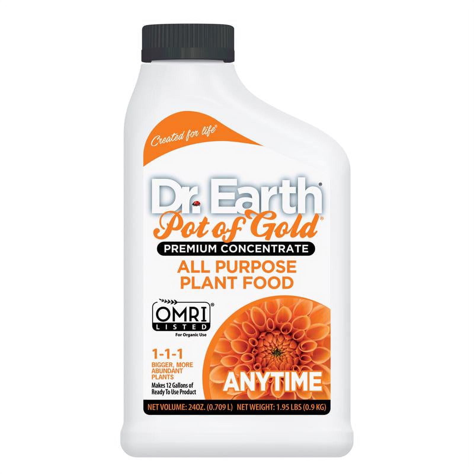Dr. Earth Pot of Gold Organic Liquid All Purpose Plant Food 24 oz, Each ...