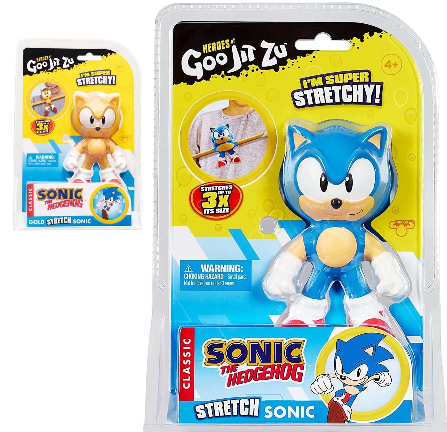 Dr. Eggman Stretchy Mini Sonic the Hedgehog Heroes of Goo Jit Zu Figure ...