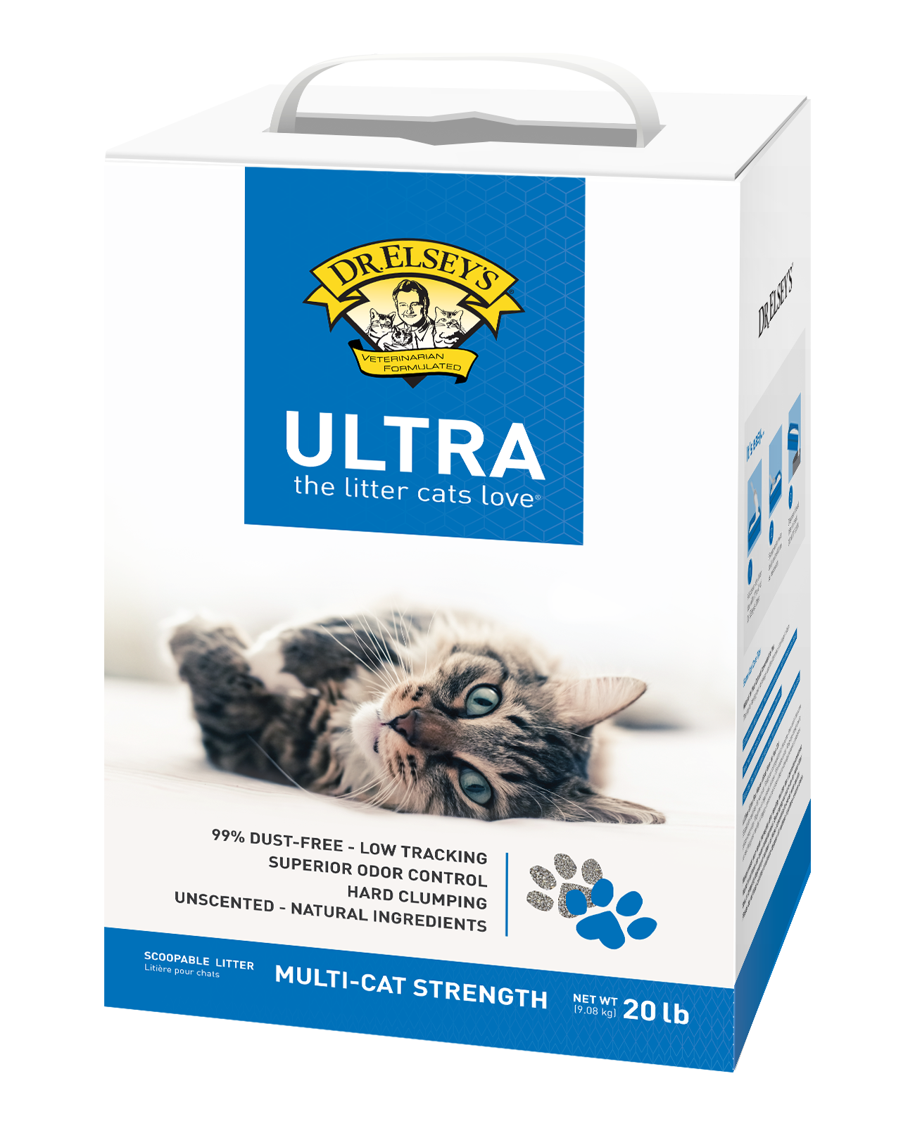 Dr Elseys Precious Cat Kitten Attract Clumping Clay Cat Litter 20lb