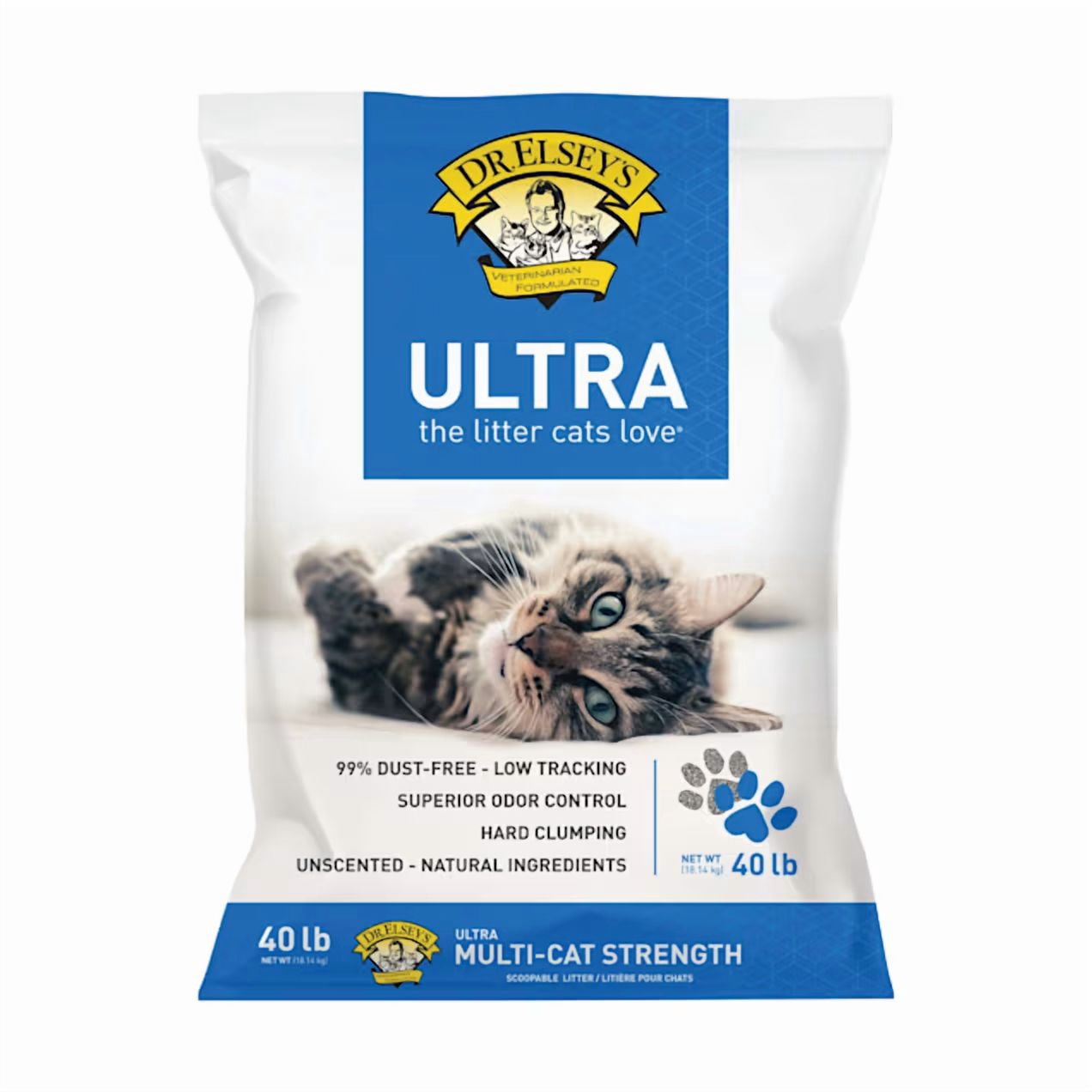Dr. Elsey's Ultra Clumping Clay Multi-Cat Litter, 40 lbs. - Walmart.com