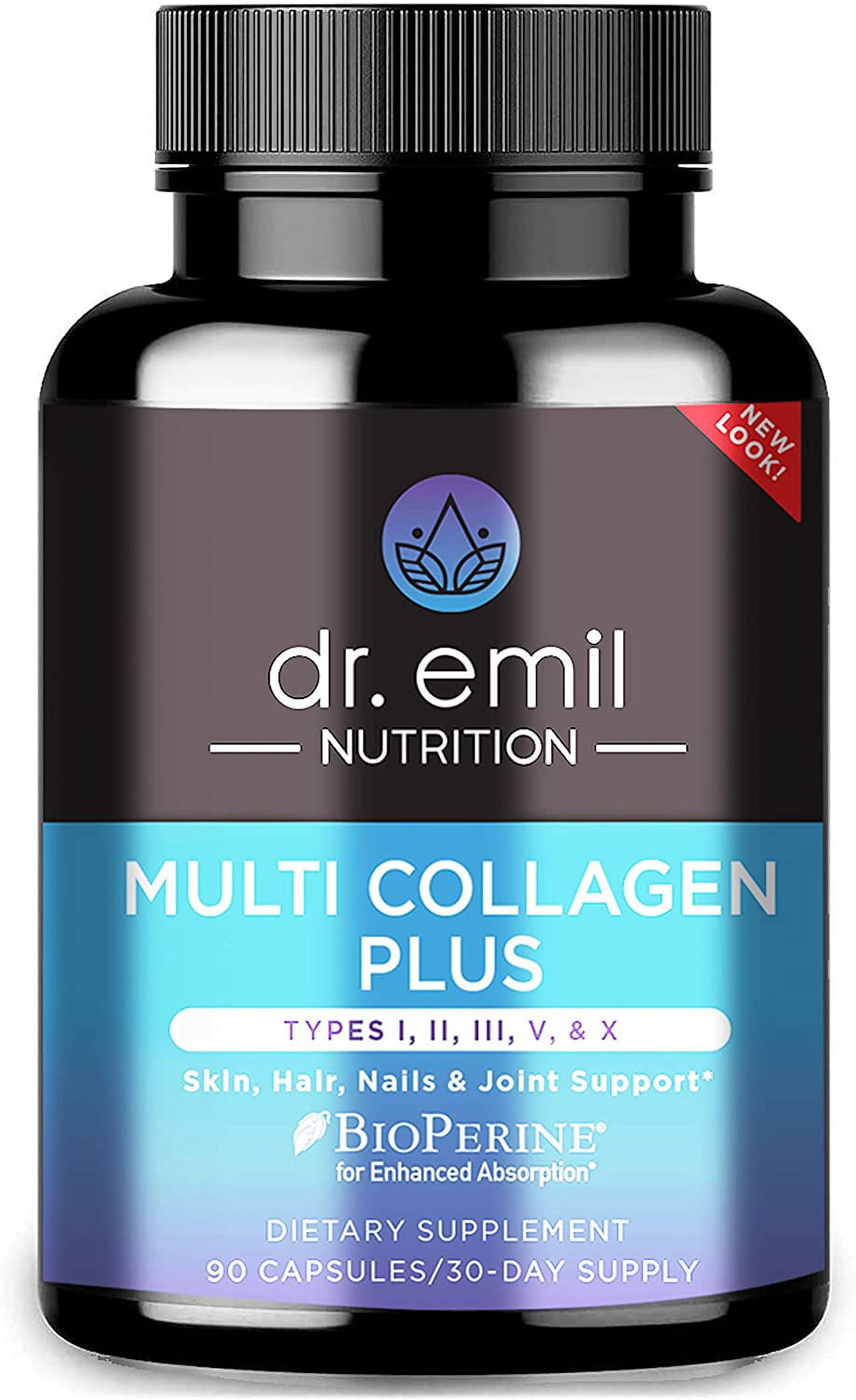 Dr. Emil Nutrition Anti-Aging Collagen Capsules, Hair, Skin, Nails ...