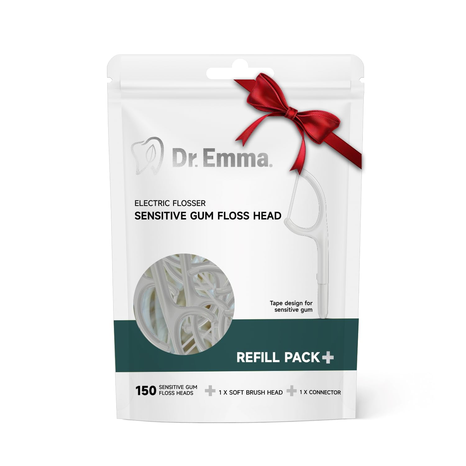 Dr. Emma Tape Dental OIF8 Floss Picks, Replaceable Sensitive Gum Floss ...