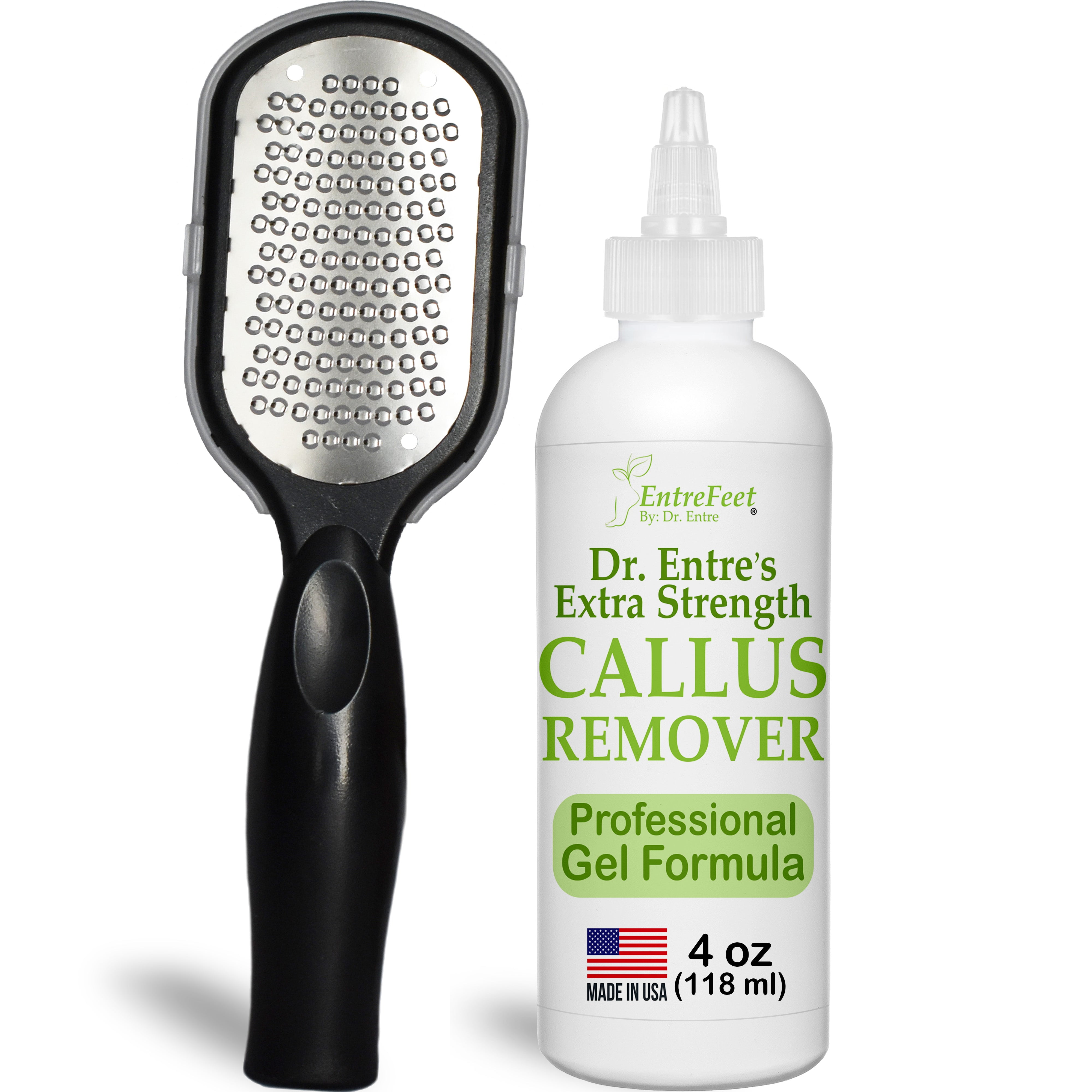 Dr. Entre's Extra Strength Pedicure Salon Foot Care Kit: Callus Remover ...