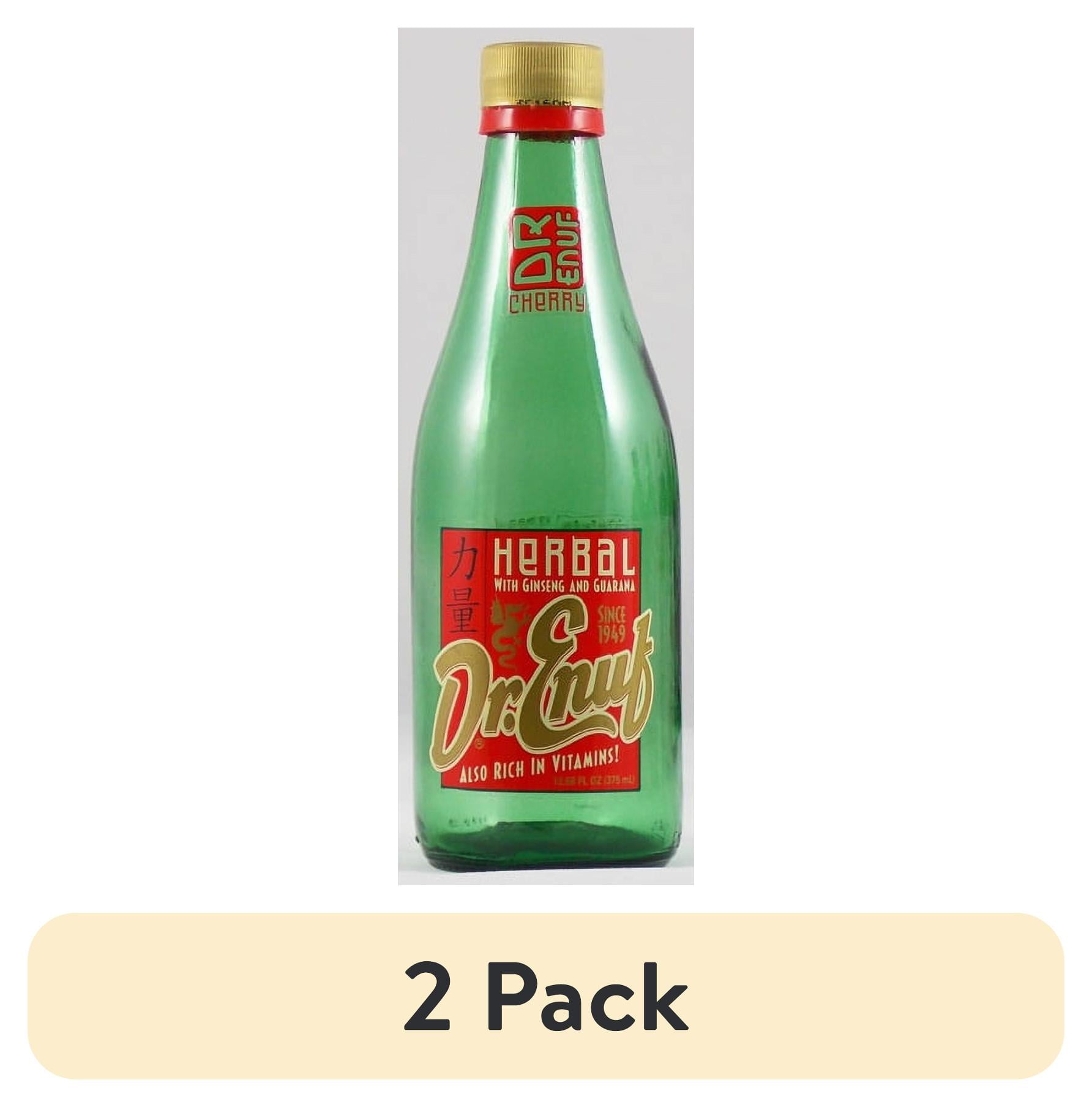 (2 pack) Dr. Enuf Cherry Lemon Lime Herbal Energy Drink, 10 Fl Oz, 6 ...