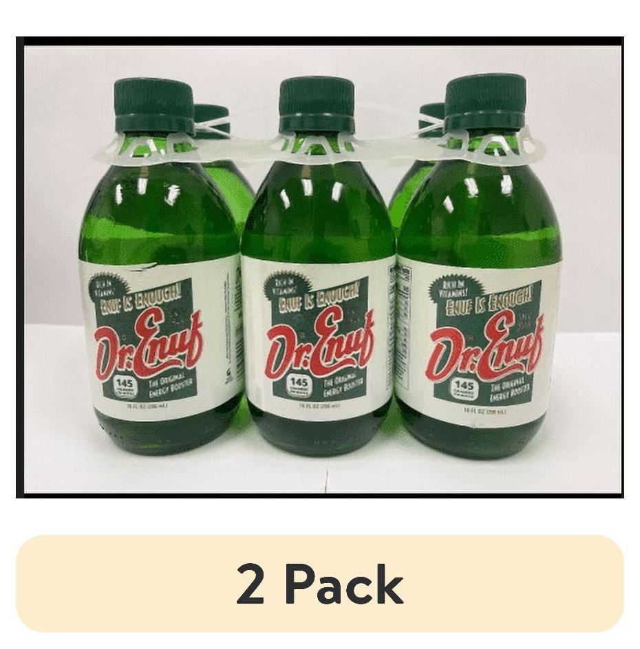 (2 pack) Dr Enuf Lemon Lime Drink, 10 Fl Oz, 6 Pack Bottles - Walmart.com