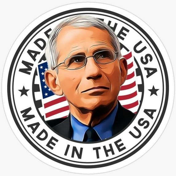 Dr Fauci Made In Usa Sticker Phone Decal Water Bottle Stickers Car ...