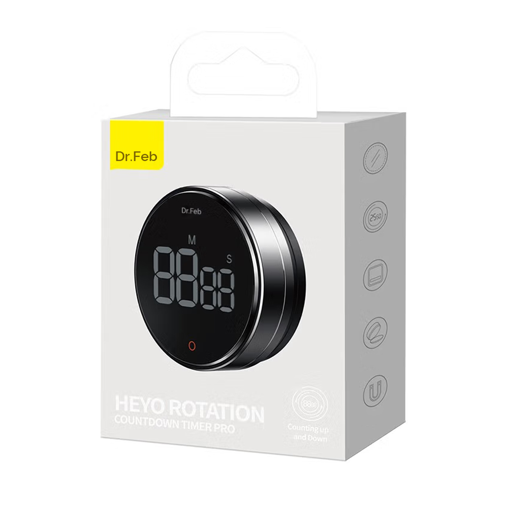 Dr.Feb Electronic timers, Visual timers Large LED Display Magnetic ...