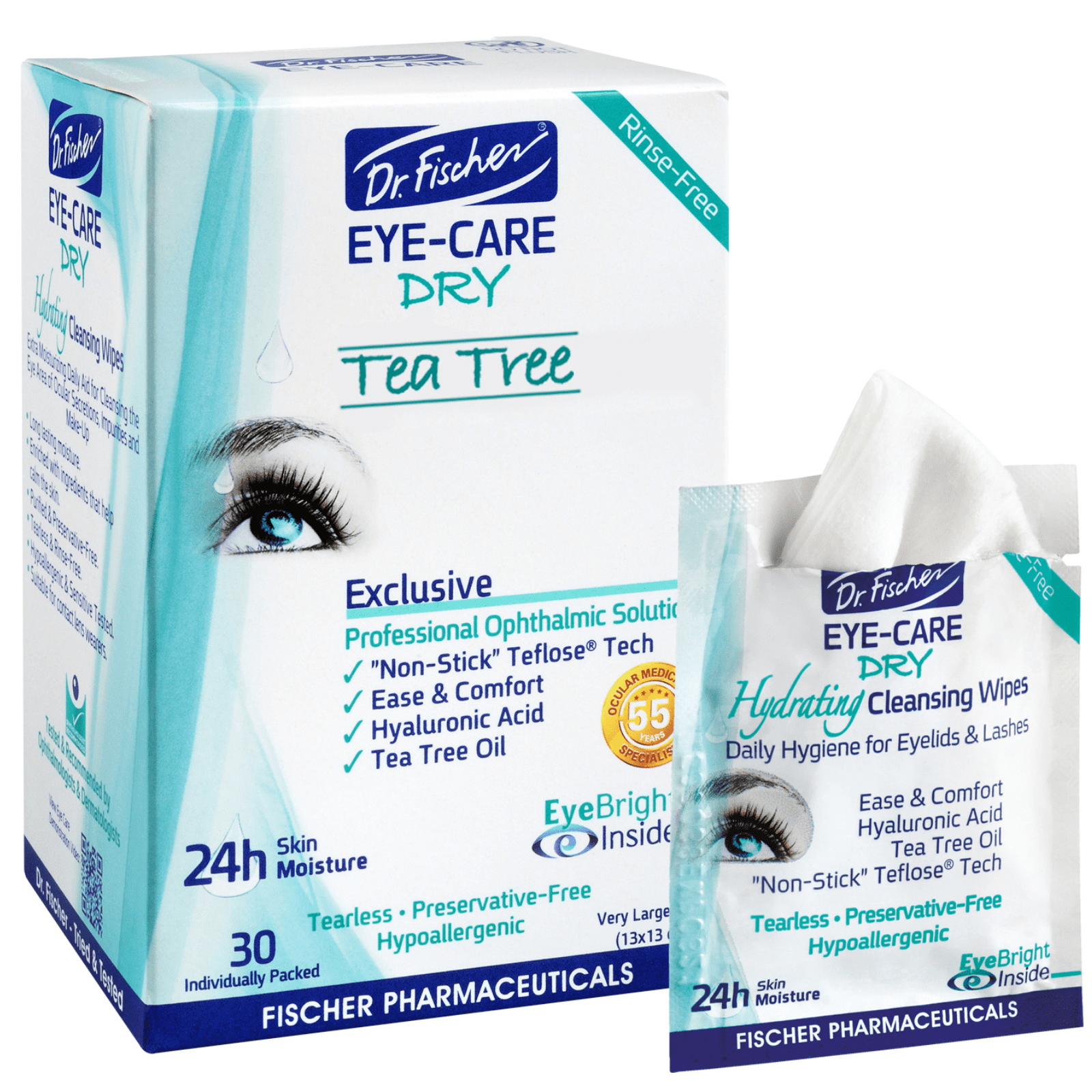 Eye Patches Dr. Fischer Eye Wipes And Eyelid Cleanser Dr. Fischer Water ...