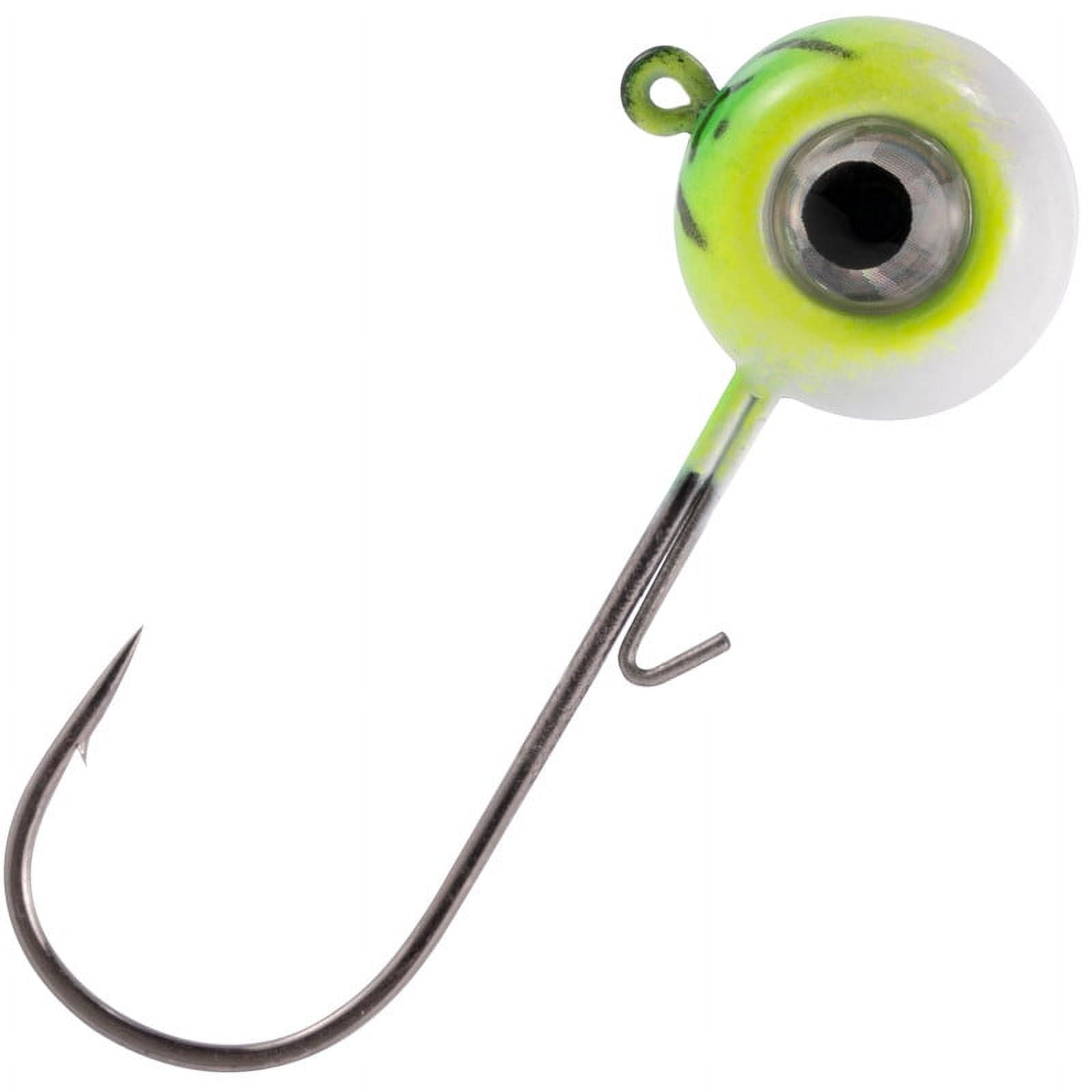 Dr.Fish 10 Pack 3D Eye Fishing Jig Heads Freshwater Fishing Jigs for ...