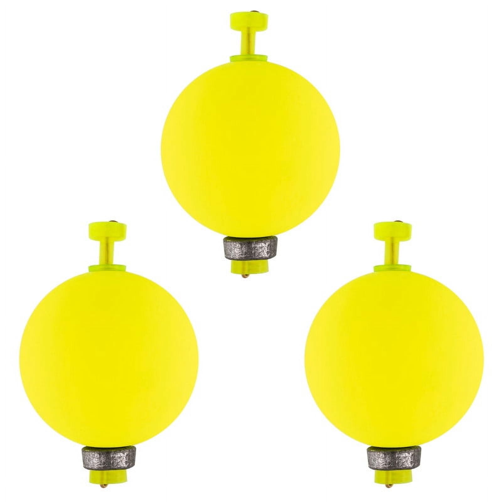 Dr.Fish 10 Pack Weighted Fishing Bobbers Snap-on Spring Floats EVA Foam ...