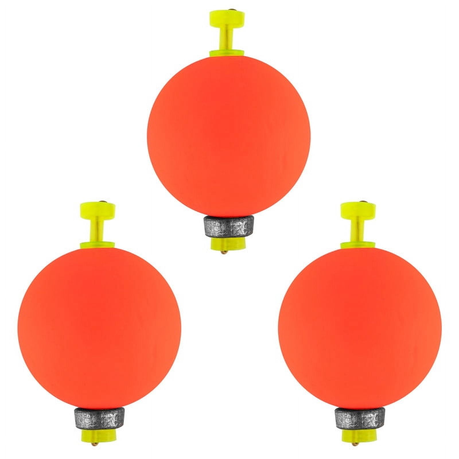Dr.Fish 10 Pack Weighted Fishing Bobbers Snap-on Spring Floats EVA Foam ...