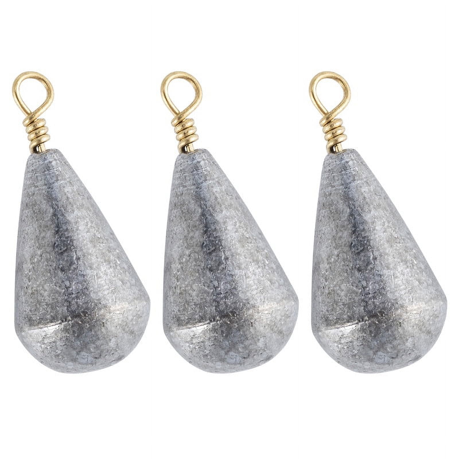 Dr.Fish 30 Pack Bass Casting Sinker Weights Lead Bell Drop Shot Weights ...