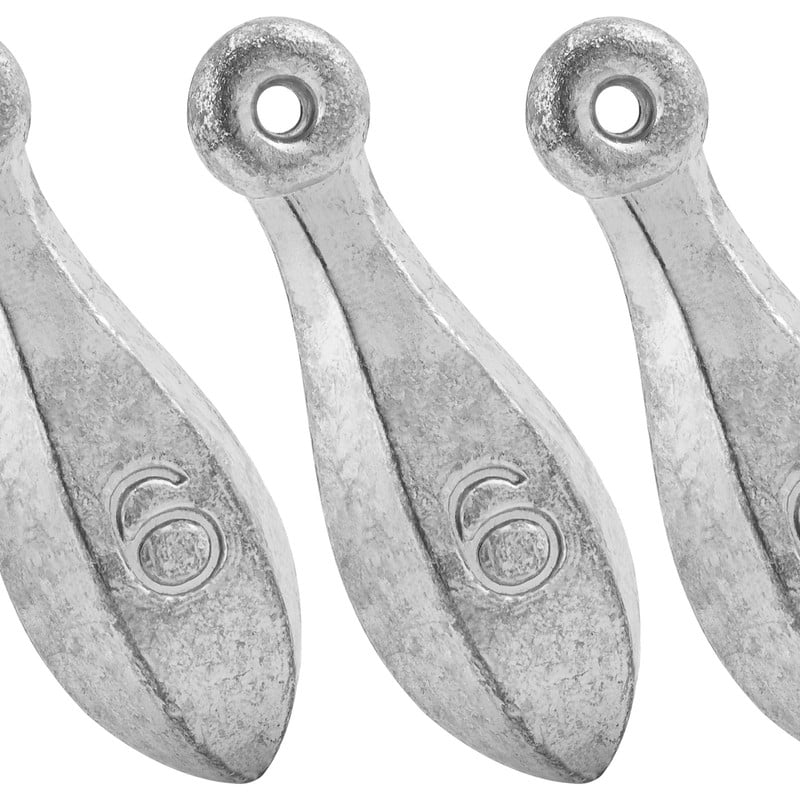 Dr.Fish 5 Pack Bank Sinkers Lead Fishing Weights, Freshwater Catfishing ...