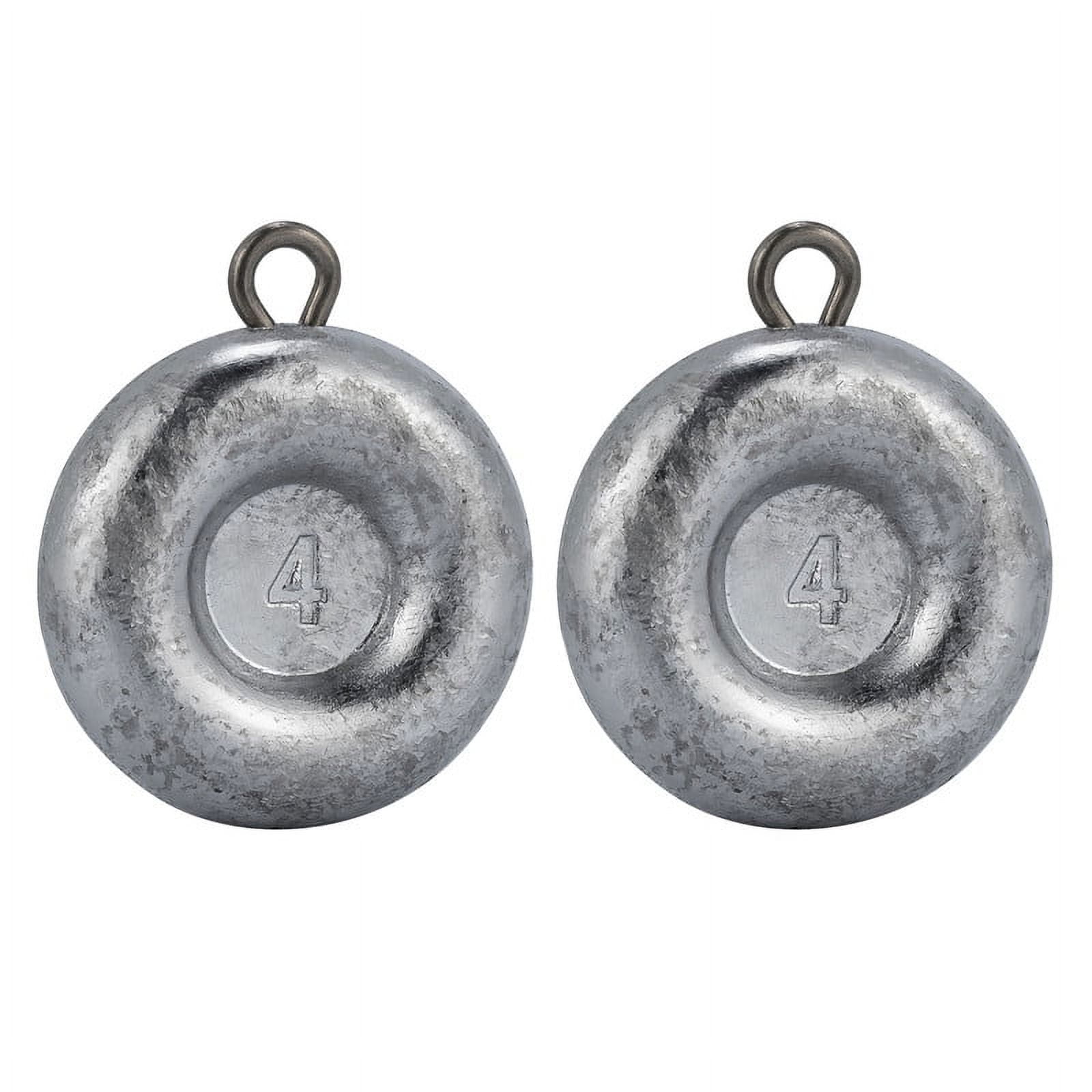 Dr.Fish 5 Pack Lead Disc Sinker 1oz Fishing Weights Coin Sinkers ...