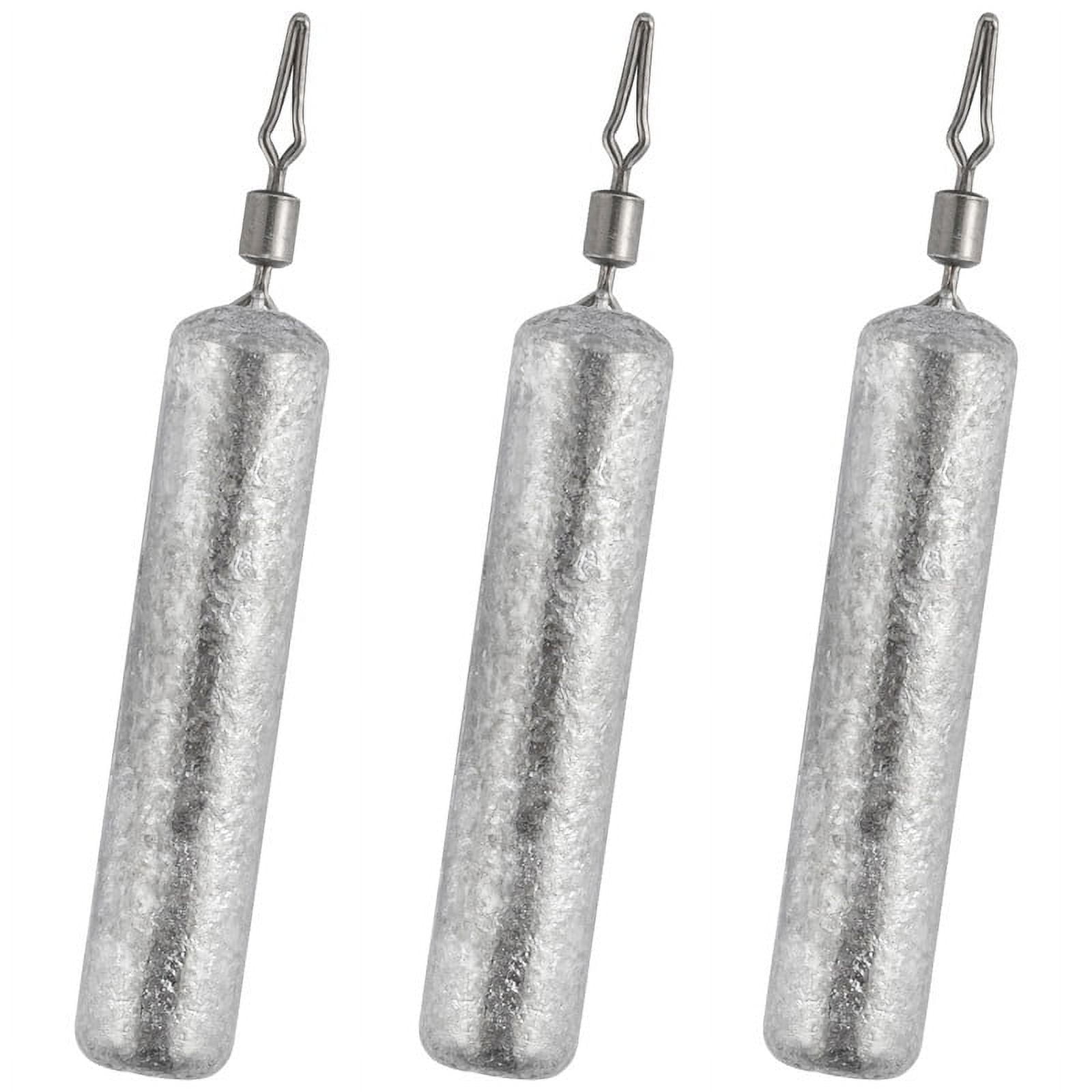 Dr.Fish 50 Pack Fishing Drop Shot Weights Lead Skinny Sinkers with ...