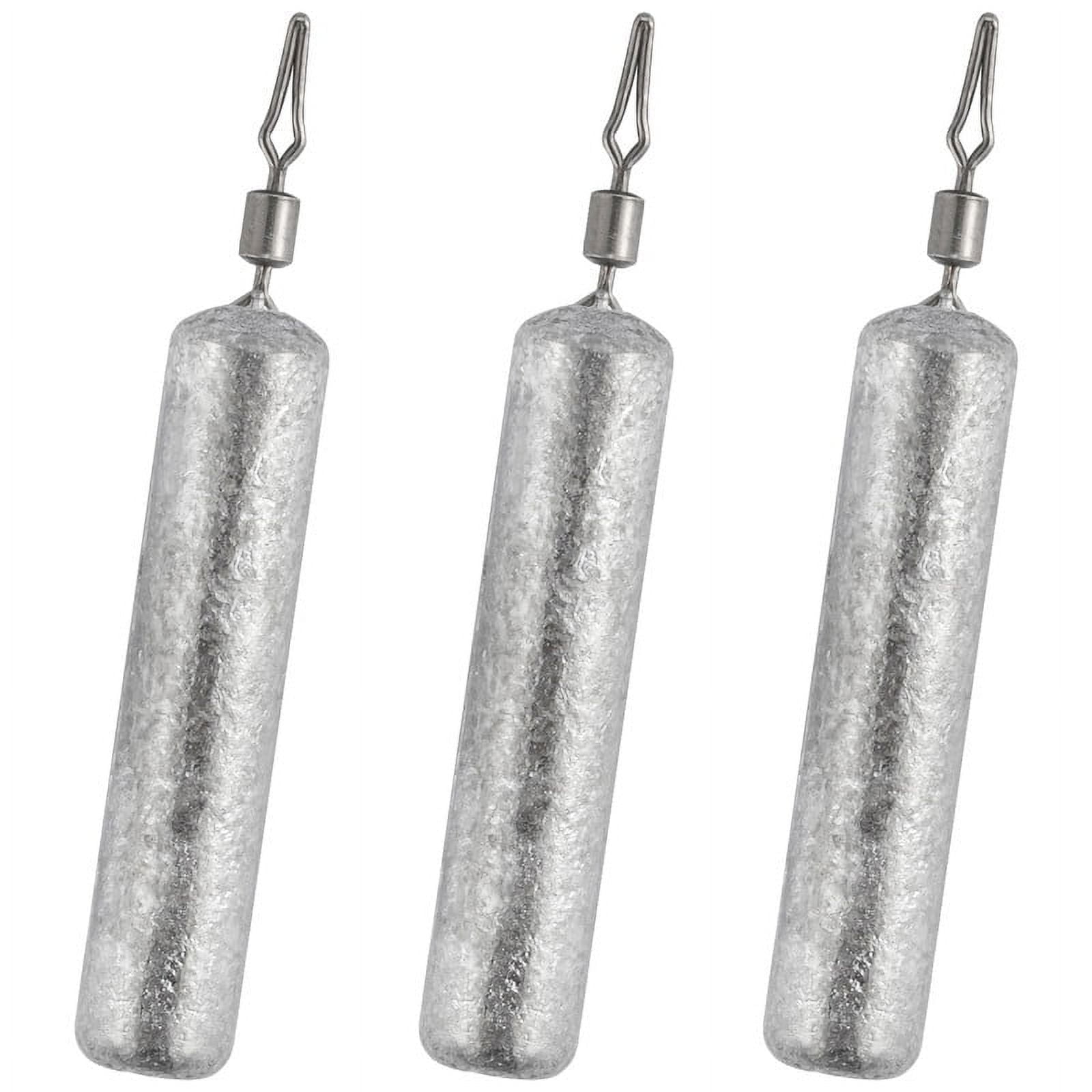 Dr.Fish 50 pcs Fishing Drop Shot Weights 1/8 Lead Skinny Sinkers with ...