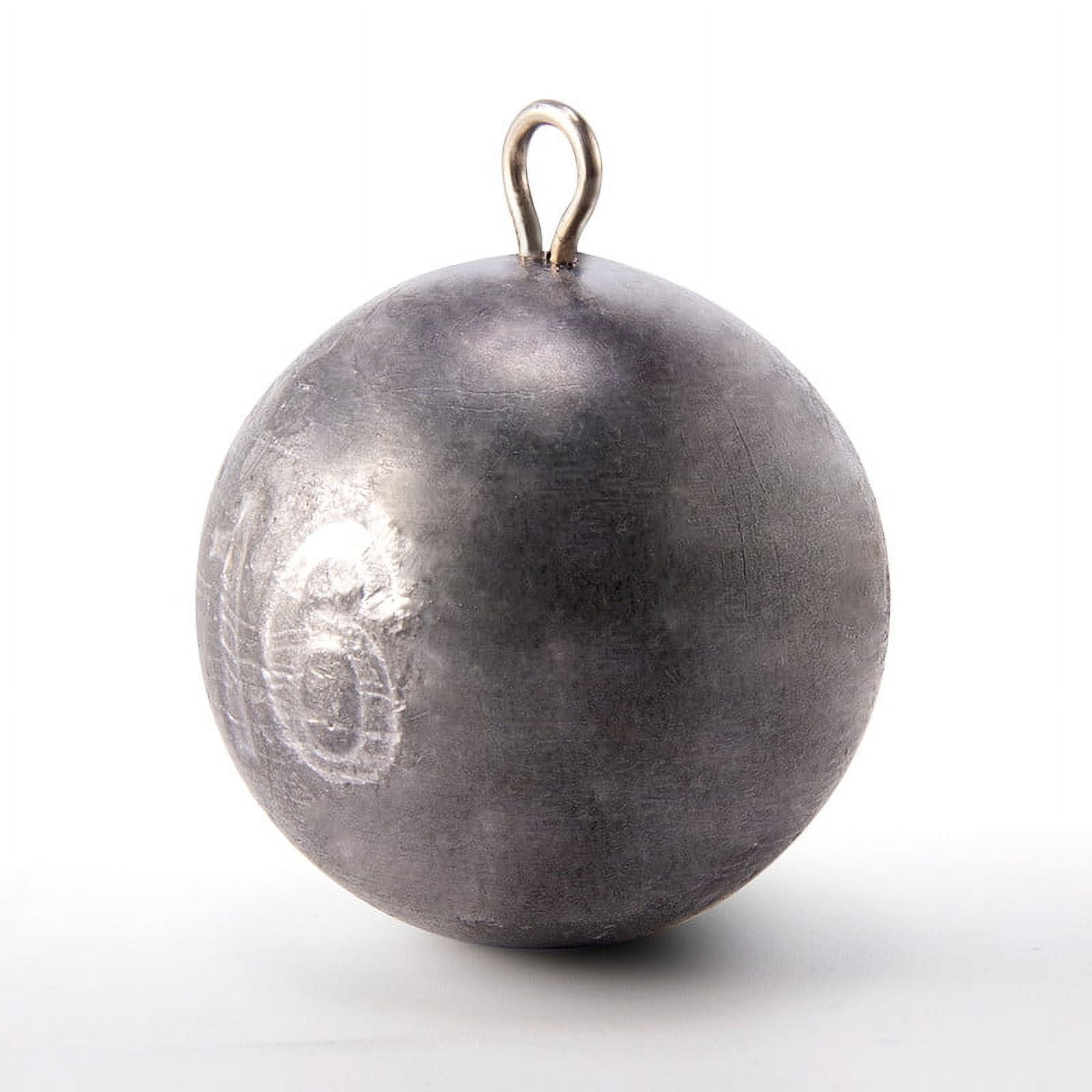 Dr.Fish Cannonball Sinkers Saltwater Ocean Bottom Fishing Round Ball ...