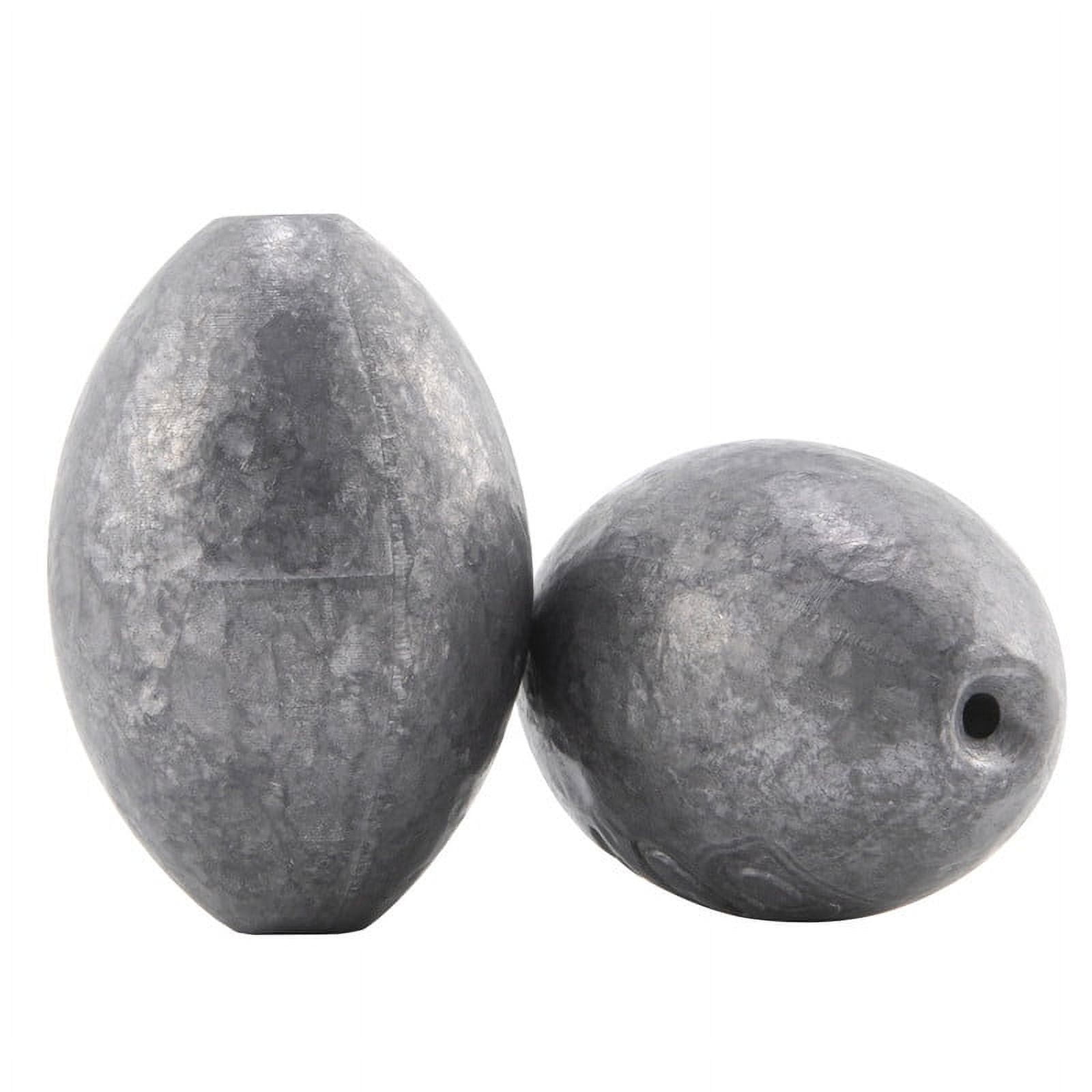 Dr.Fish Egg Sinker 1/8-5oz Fishing Weights 20pcs Sinkers Bass Fishing ...