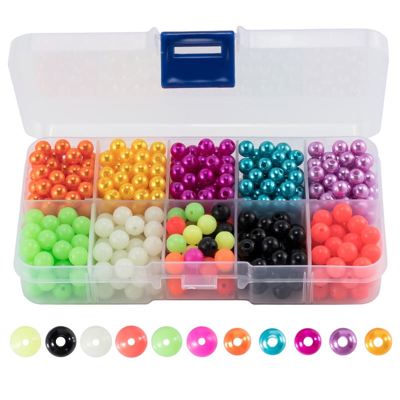 Dr.Fish Fishing Bead Bait Eggs Kits Floating Ball Stopper Plastic with ...