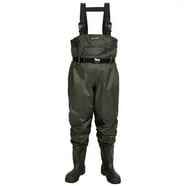 Waterproof Fishing Chest Waders for Men & Women, Hunting Bootfoot Nylon PVC, Packable ...