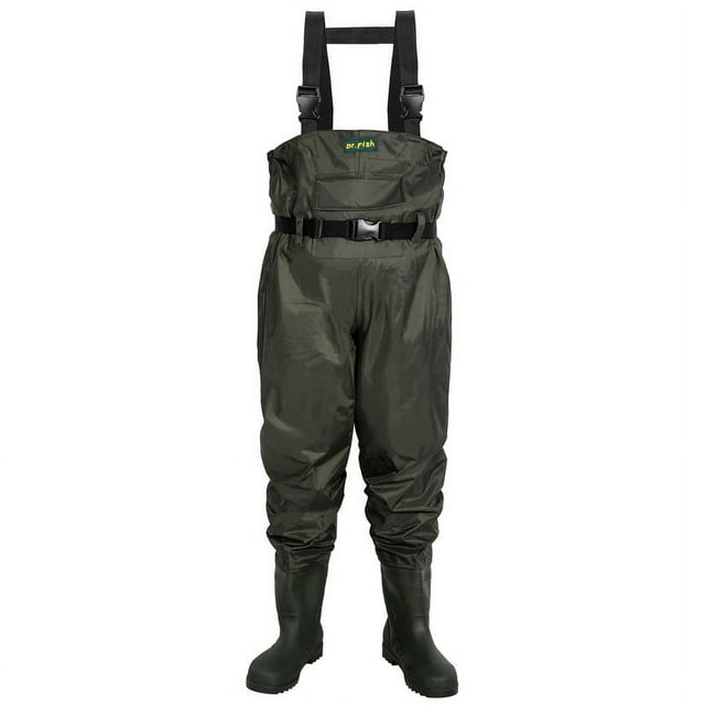Dr.Fish Fishing Chest Waders Waterpoof With Boots for Man Women Youth ...